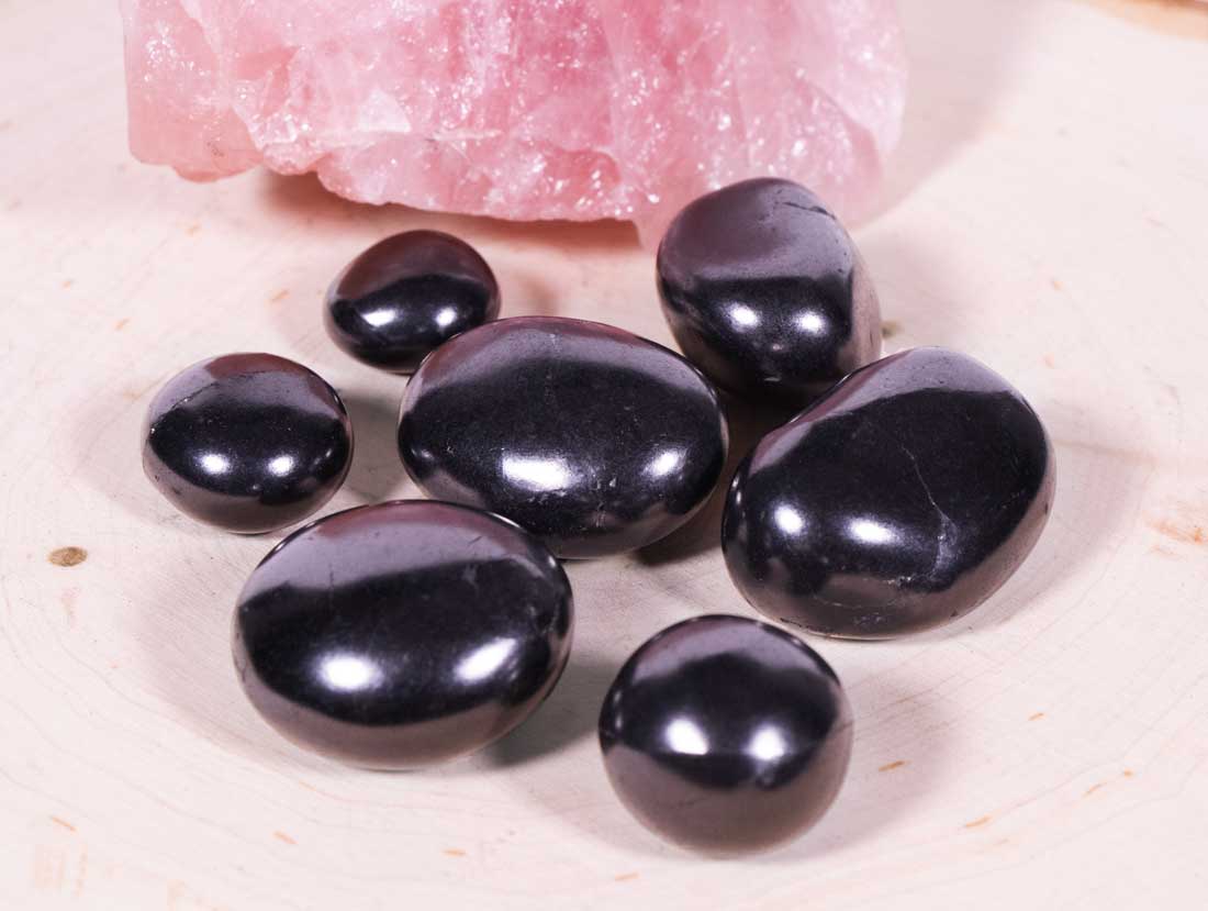 Tumbled Shungite Stones – Smooth Karelian Stone for Everyday Use ...